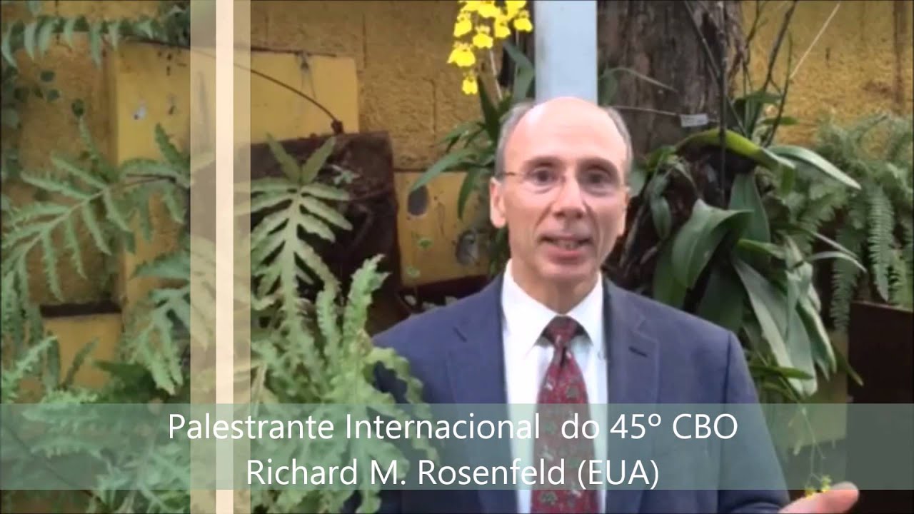 Richard M. Rosenfeld (EUA) convida para o 45º CBO - YouTube