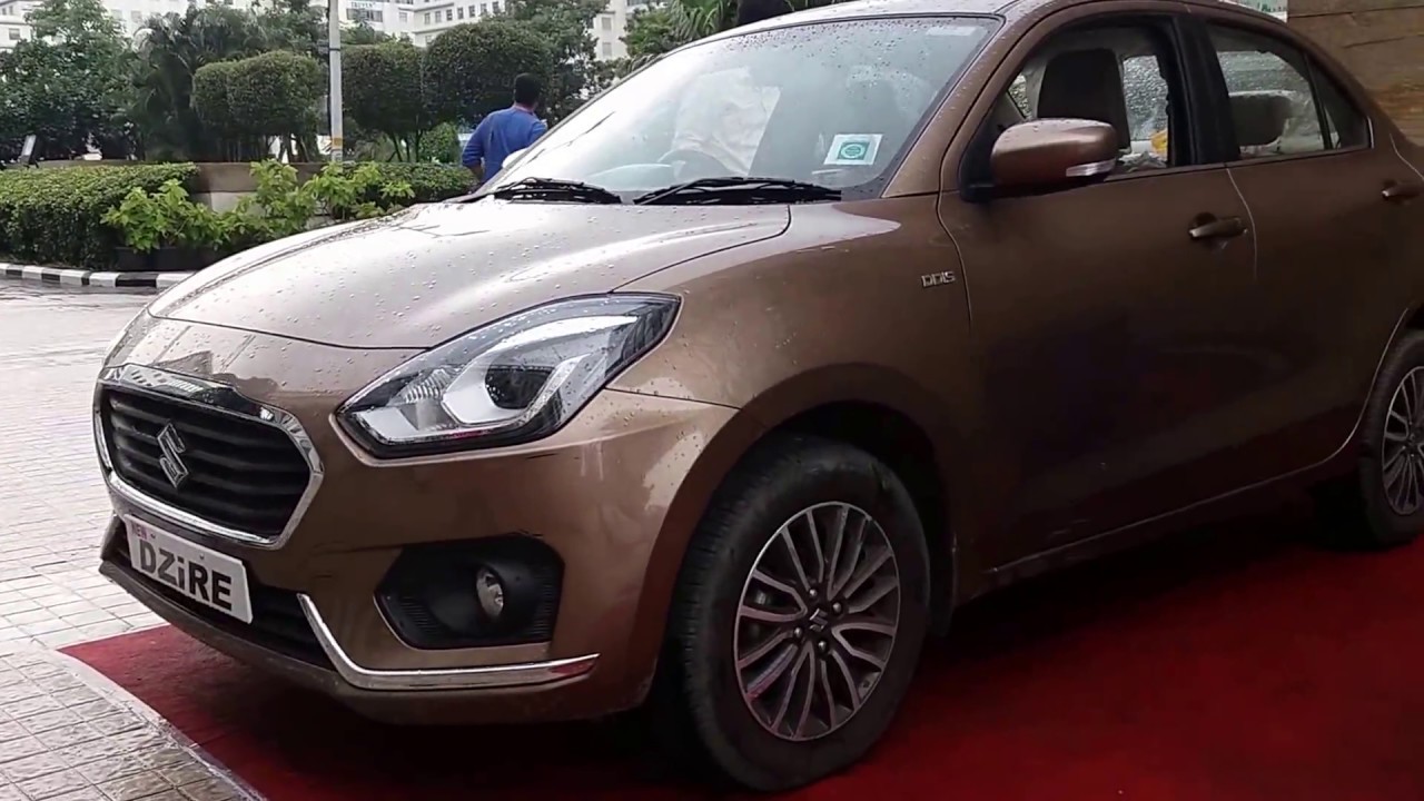 All New Maruti Suzuki Dzire FaceLift Brown Color Exterior,Interior and ...