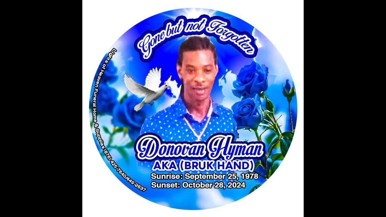 CELEBRATING THE LIFE OF DONOVAN HYMAN (BRUK HAND) - YouTube