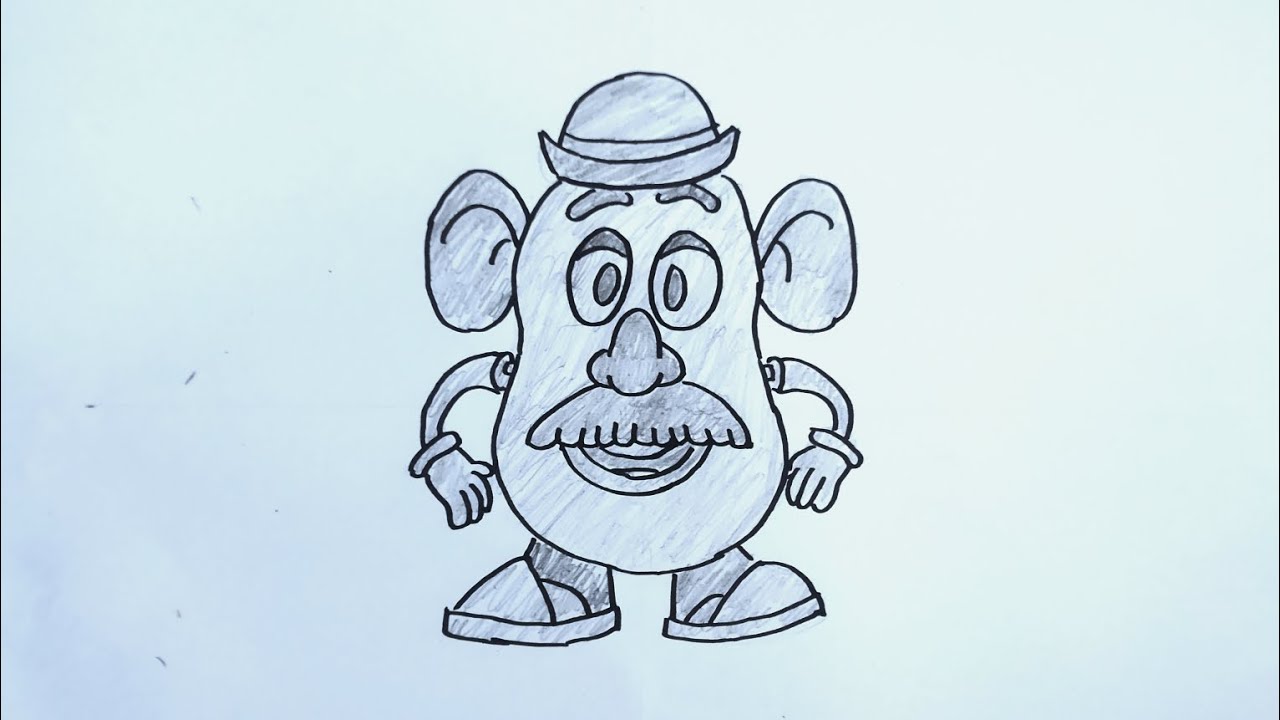 How To Draw Mr Potato Head | Sketch Tutorial - YouTube