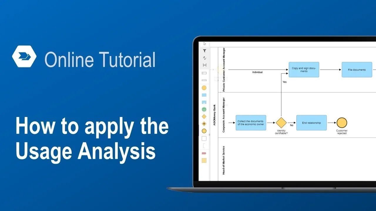 How to apply the Usage Analysis in ADONIS - YouTube