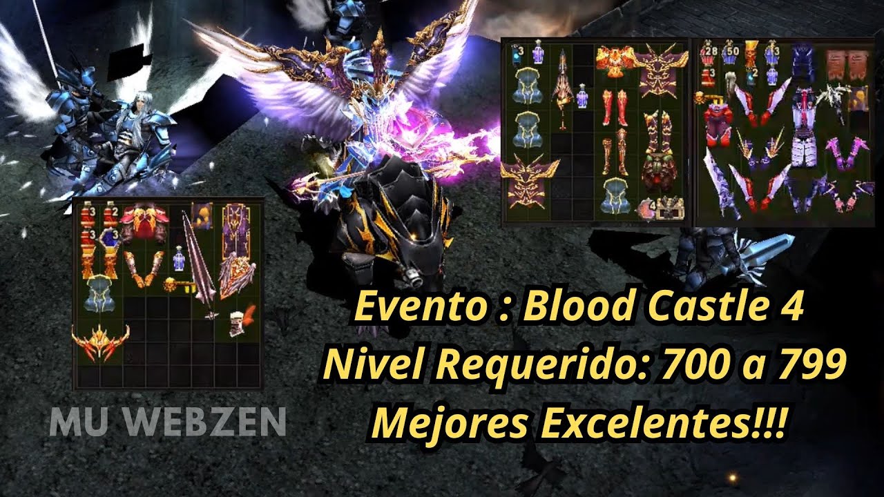 Mu Online Web Zen Evento: Blood Castle+4 Mejores Excelentes!!! - YouTube