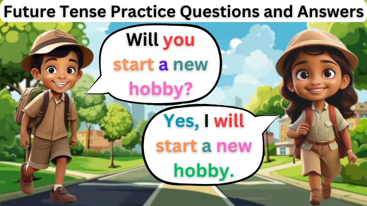 English Conversation Practice : Future Simple Tense Practice | 400 ...