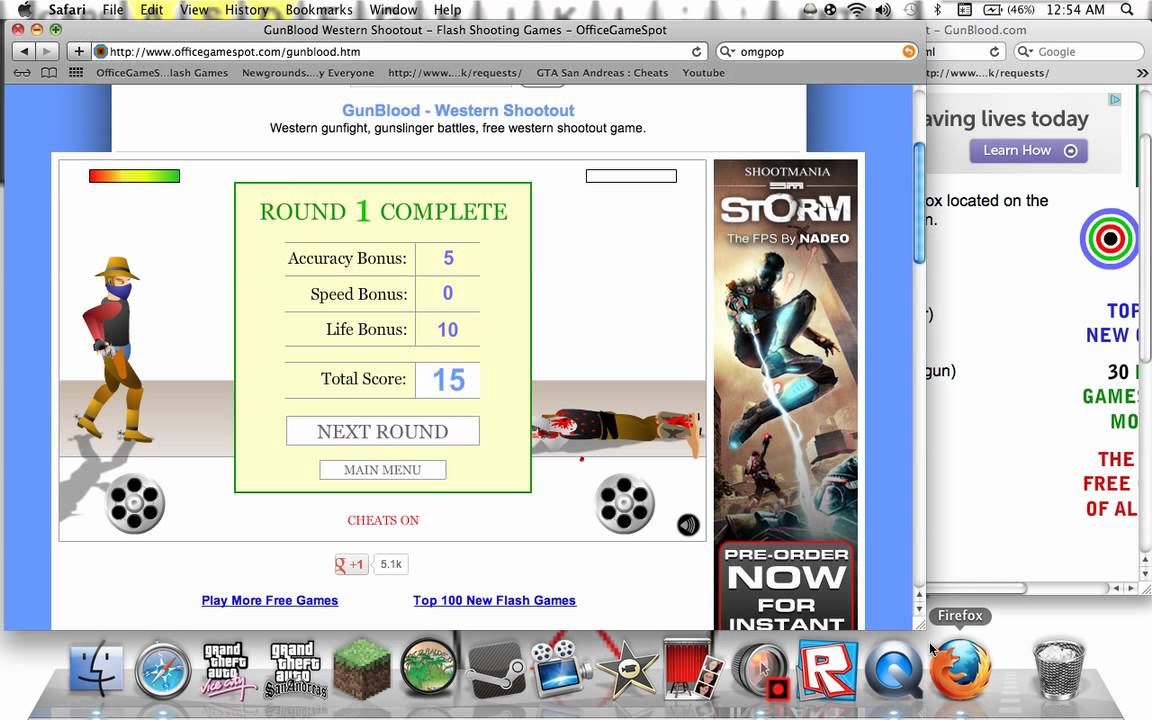 GUN BLOOD CHEATS!! - YouTube