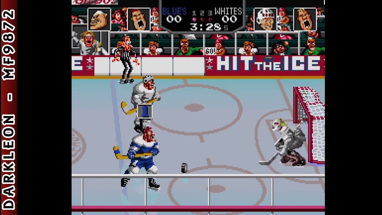 Super Nintendo - Hit the Ice © 1993 Taito Corporation - Gameplay - YouTube
