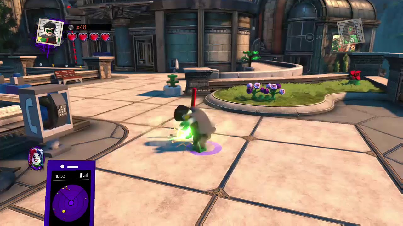 Lego DC super villains red Robin tim drake game play - YouTube