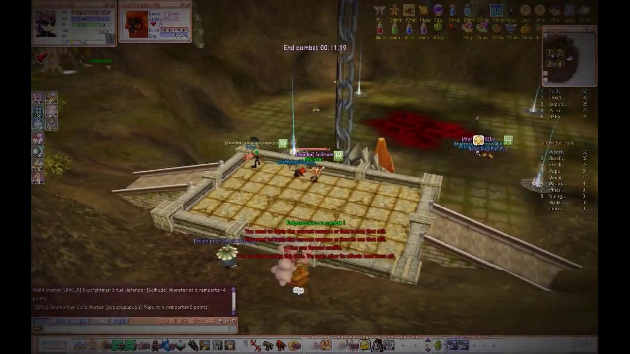 FlyFF Guild Siege] 26/7/2015/Monster/MvP - YouTube