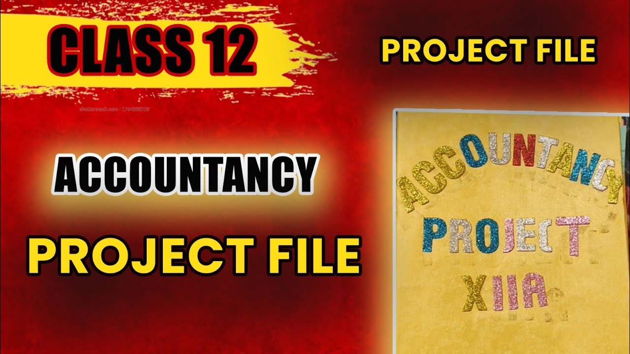 Class 12 Accountancy project file/ 2024-25 - YouTube