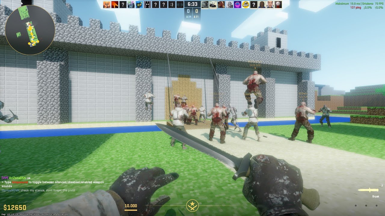 LIVE - CANLI Counter-Strike 2: Zombie Escape Mod on GFL #csgo #cs2 # ...