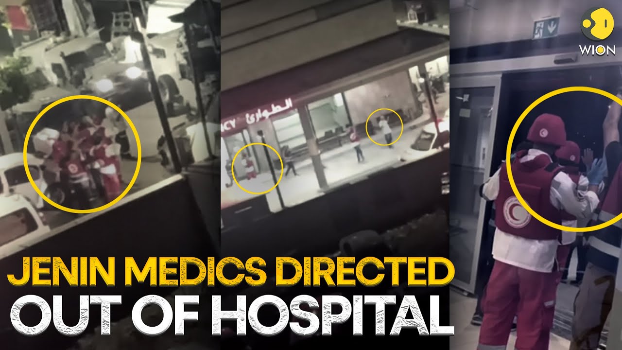 Israel-Palestine War: Jenin medics directed out of hospital with hands ...
