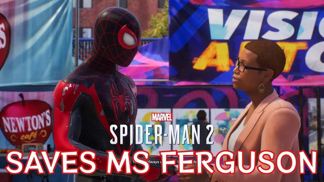 Miles Morales Saves Ms Ferguson After Being Kidnapped | Marvel's Spider ...