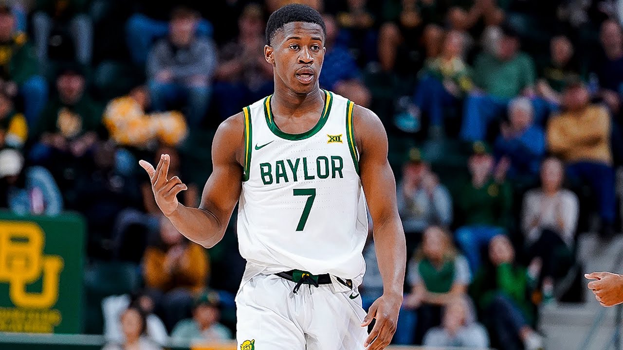 Baylor Basketball (M): VJ Edgecombe Highlights vs. Arlington Baptist ...