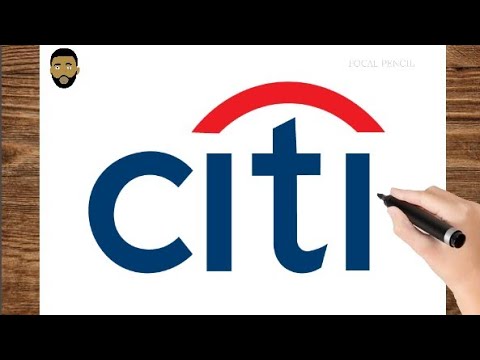 How To Draw Citi Bank Logo / draw the Citi logo Easy step by step - YouTube