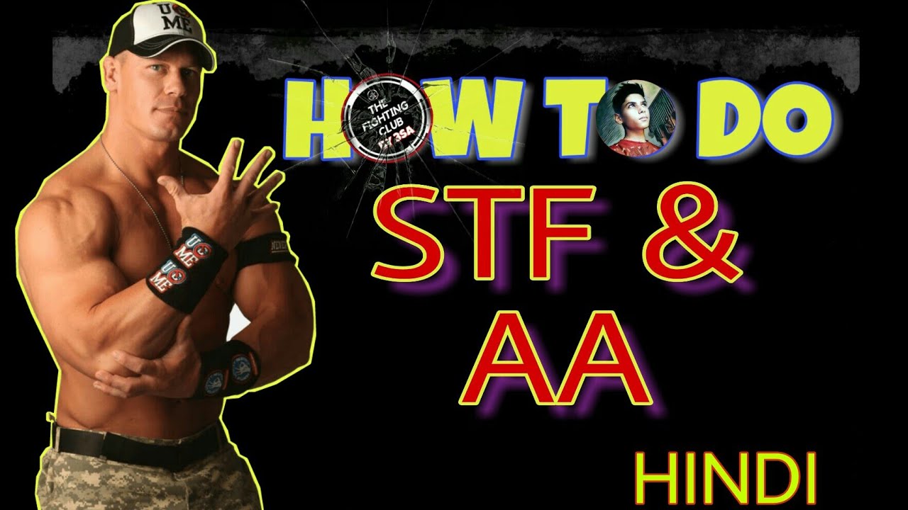 😊👉HOW TO DO STF AND AA (ATTITUDE ADJUSTMENT)/ 😃😃😃😃JOHN CENA'S FINISHERS ...