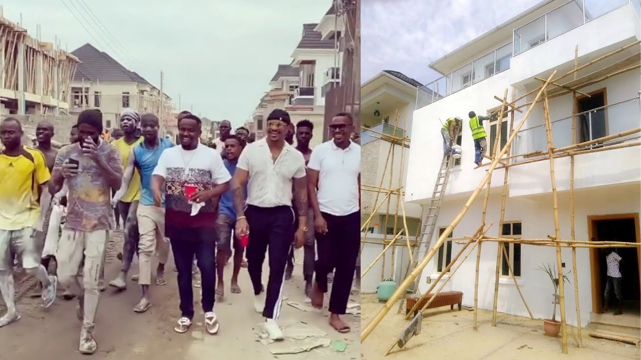 Zubby Micheal Builds Another Mansion In Lagos - YouTube