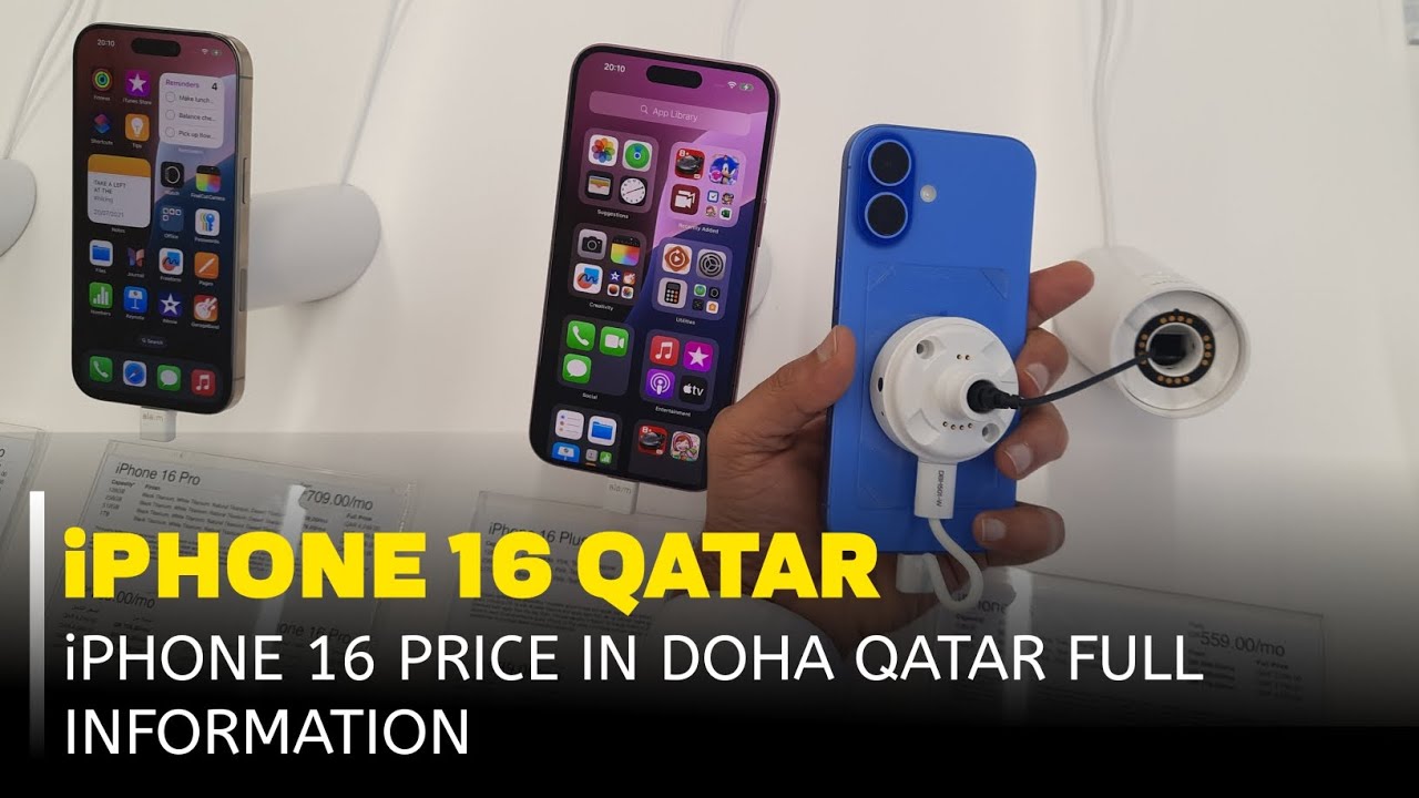iPhone 16 Price in Qatar | City Centre iSpace Store Doha | The Times of Qatar - YouTube