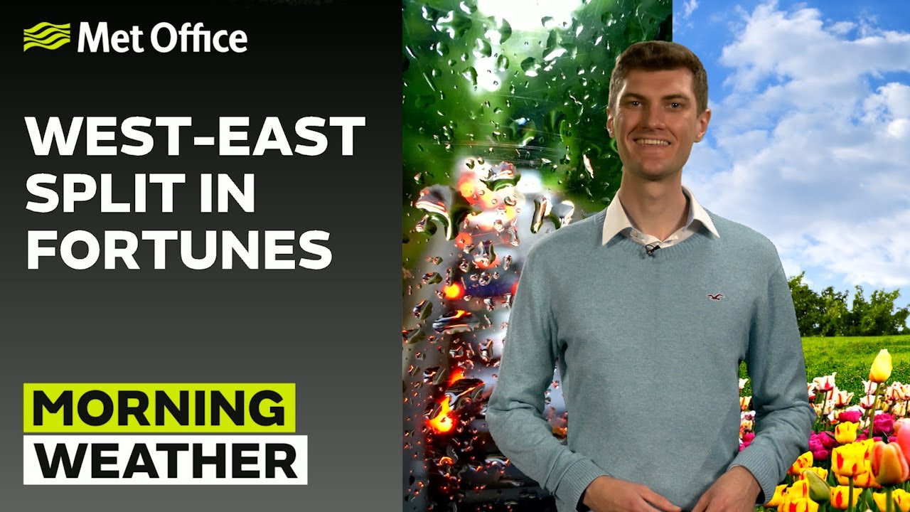 19/04/2025 - East-west split - Morning Weather Forecast UK – Met Office ...