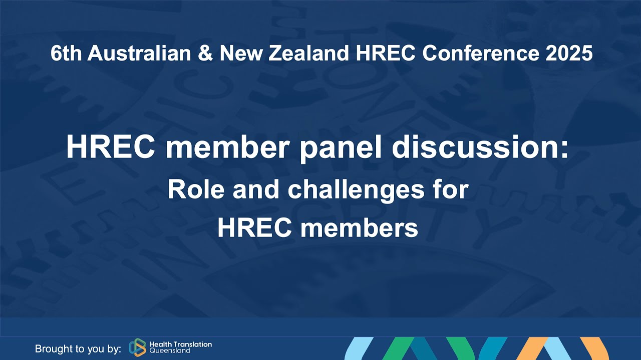 HREC Conference 2025 – HREC Member Panel - YouTube