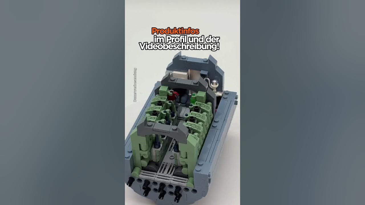 120cm voller Bauspaß! Panlos U-552 #panlos #barweer #u552 #submarine #klemmbausteine #afob # ...