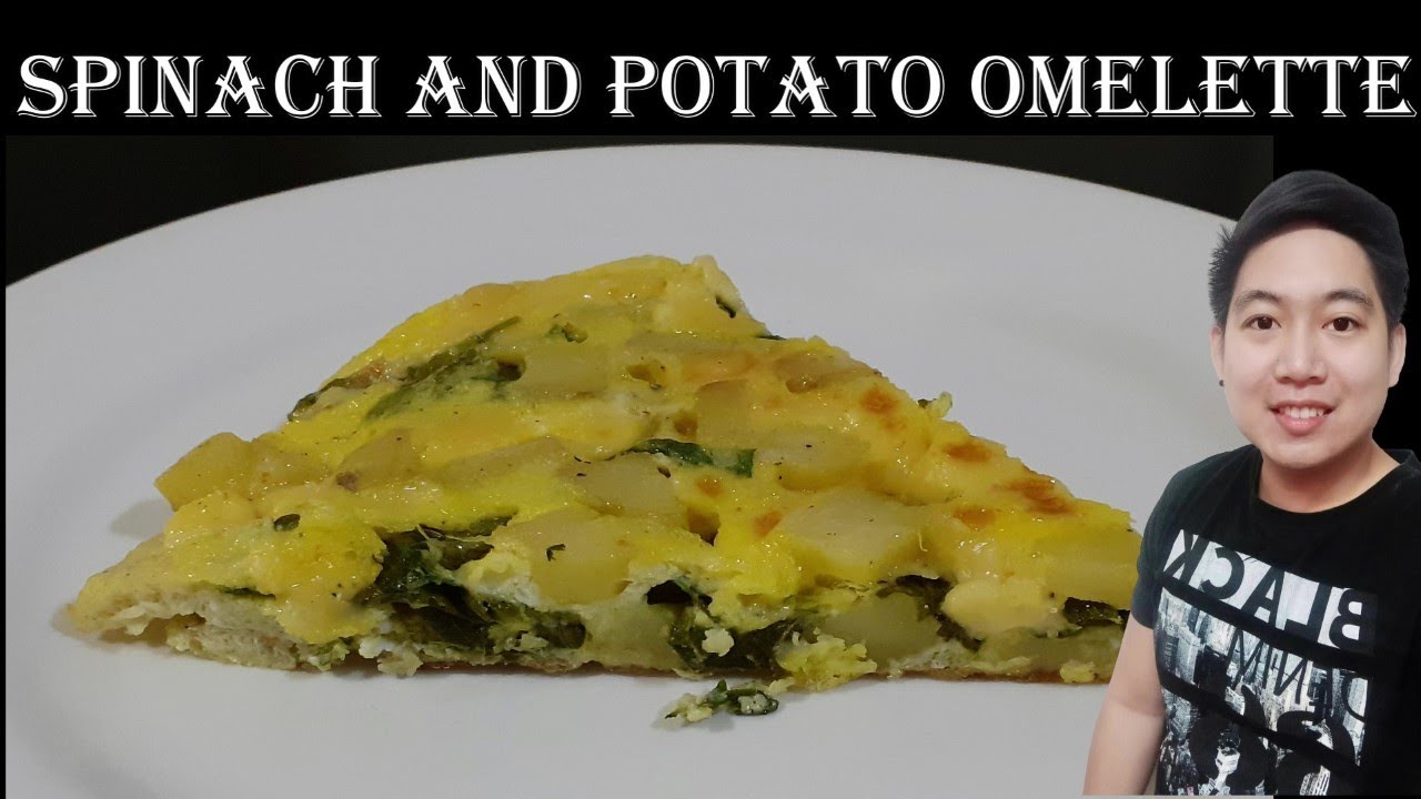 How to make Spinach and potato omelette/ TUTORIAL - YouTube