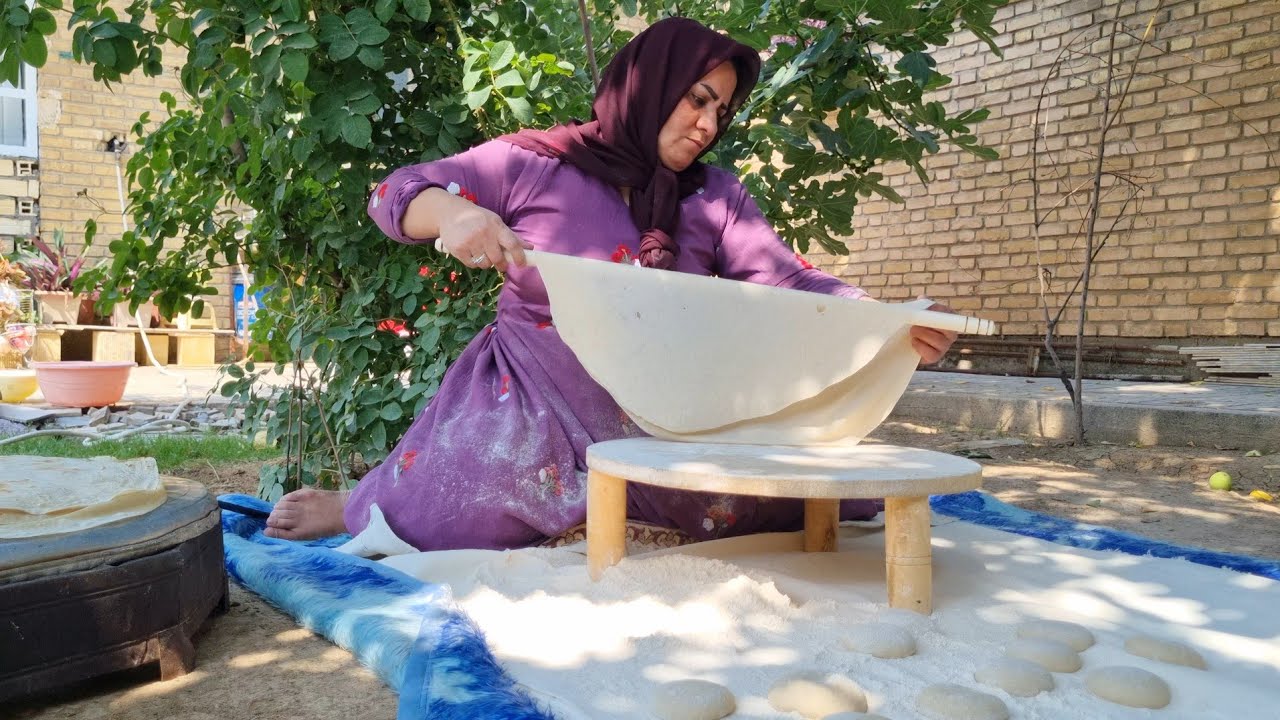 #20 Rural life vlog:How to Make Homemade Local Bread🫓 - YouTube