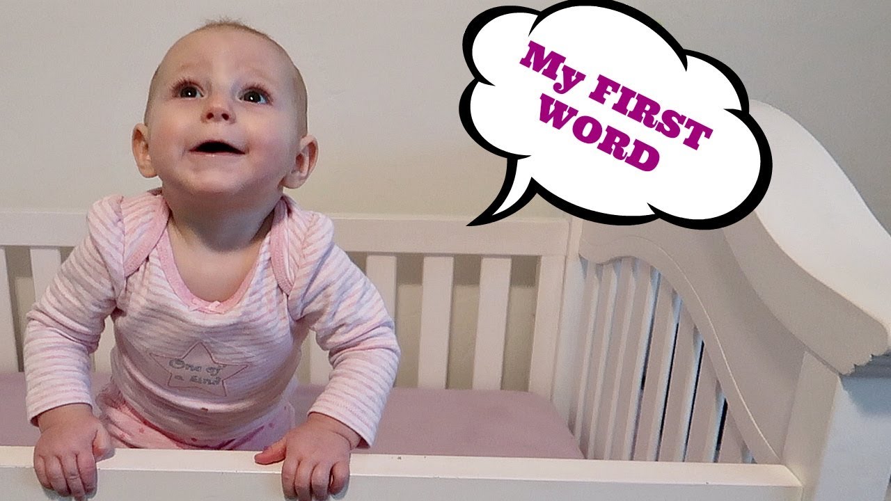 Baby's FIRST WORD! - YouTube