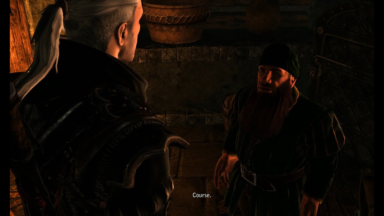 The Witcher 2: Geralt talks with Cecil Burdon - YouTube