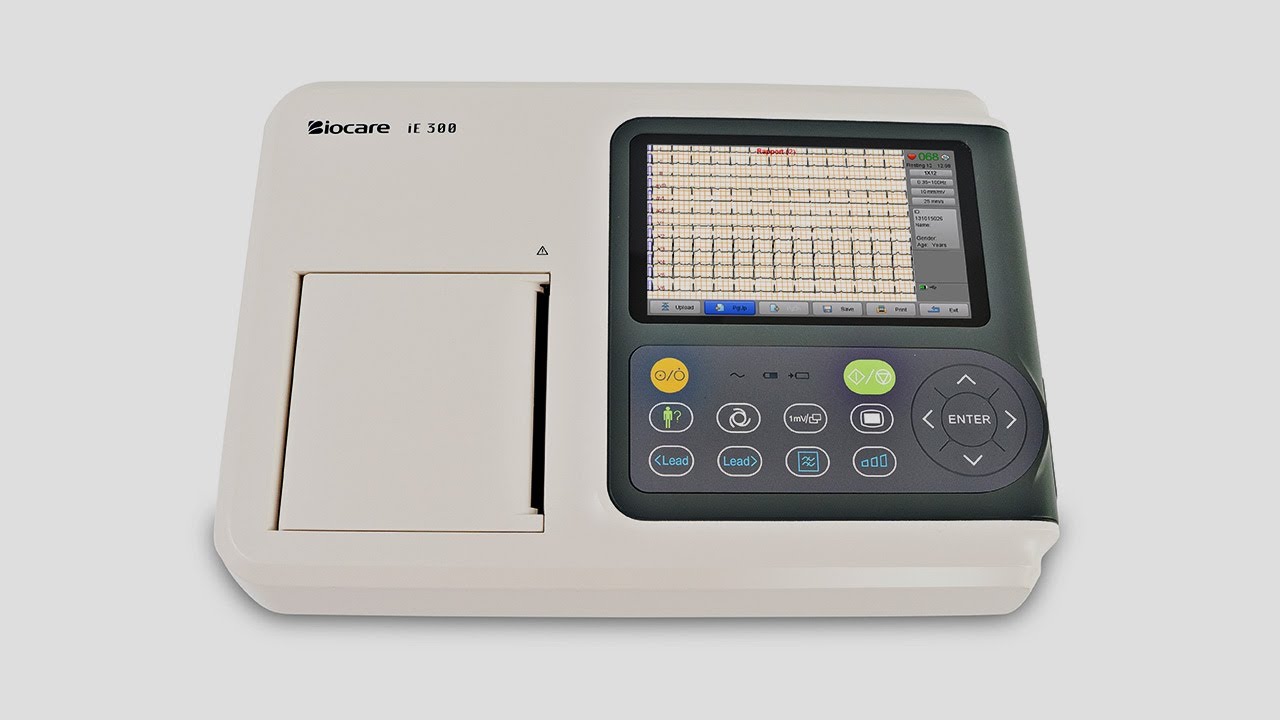 iE 300 12 lead 3 channel Digital Electrocardiographs: ECG Solutions for ...