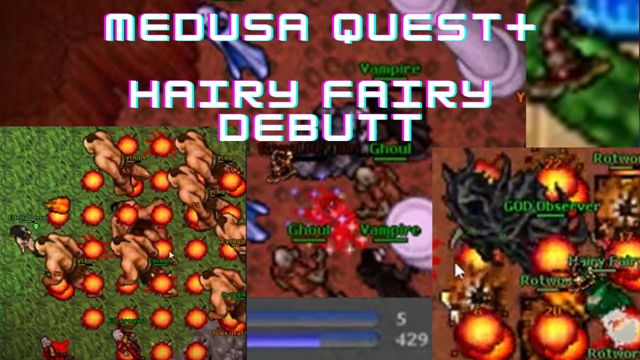 Medusa Shield Quest + Baguncinha ENG/BR/SPN...ISH Dura Tibia 7.4 - YouTube