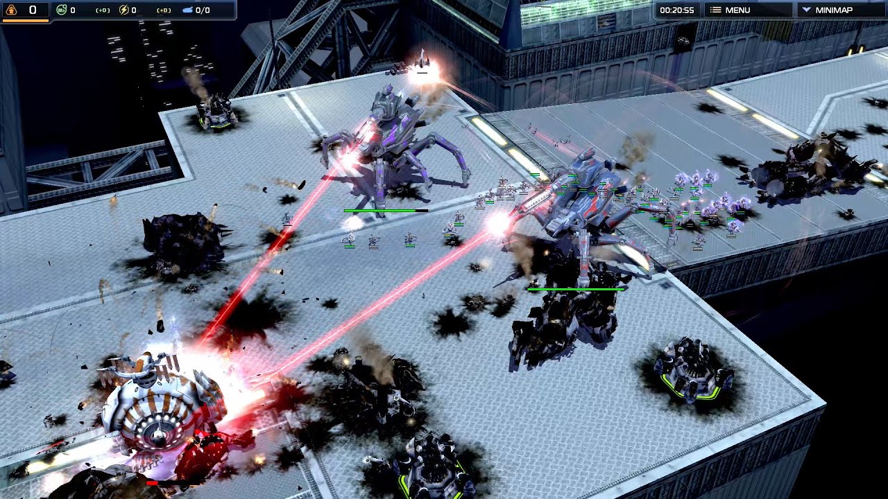 Aeon vs Cybran - AI vs AI Battle - Supreme Commander 2 - YouTube