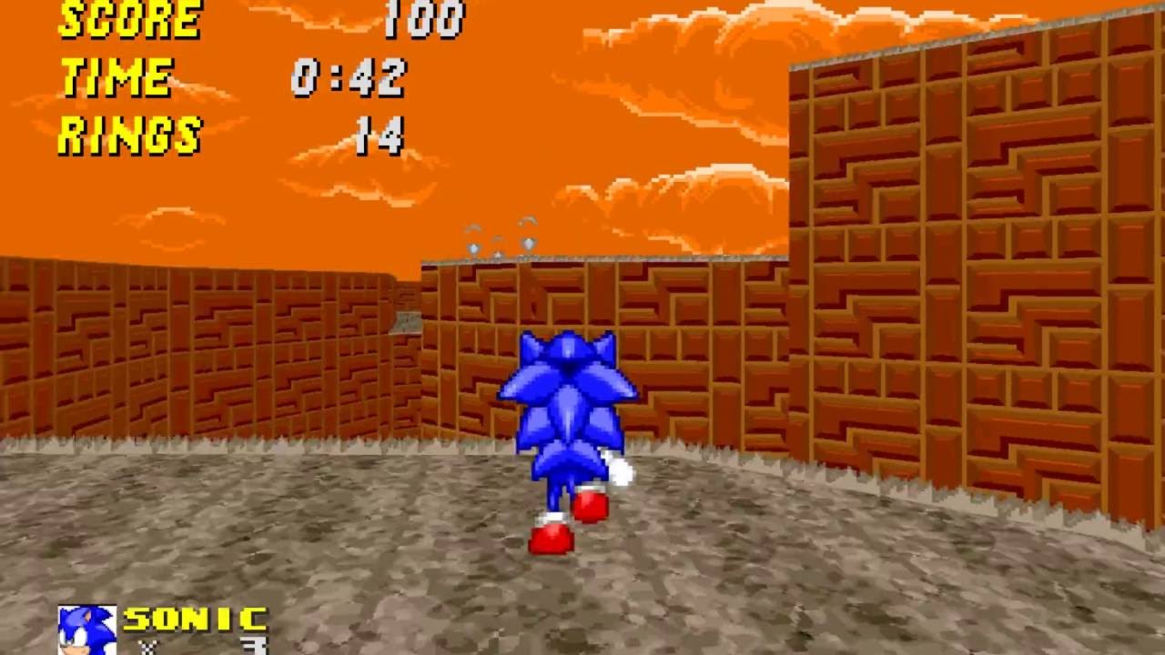 SRB2 - Actual F. Sonic gameplay - YouTube