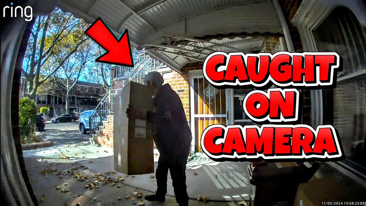 Beware Of These Porch Thieves Ring Doorbell Camera Footages - YouTube