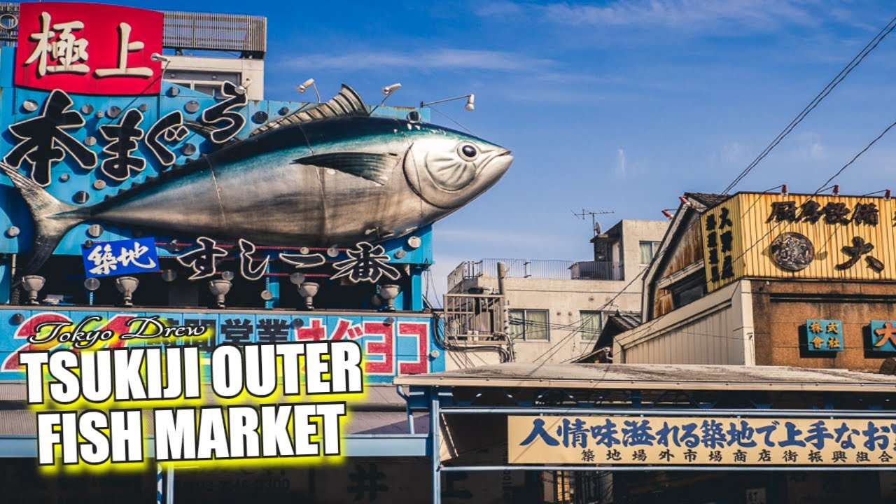 Tsukiji Fish Market and Ginza walk [LIVE] Street View Experience - YouTube