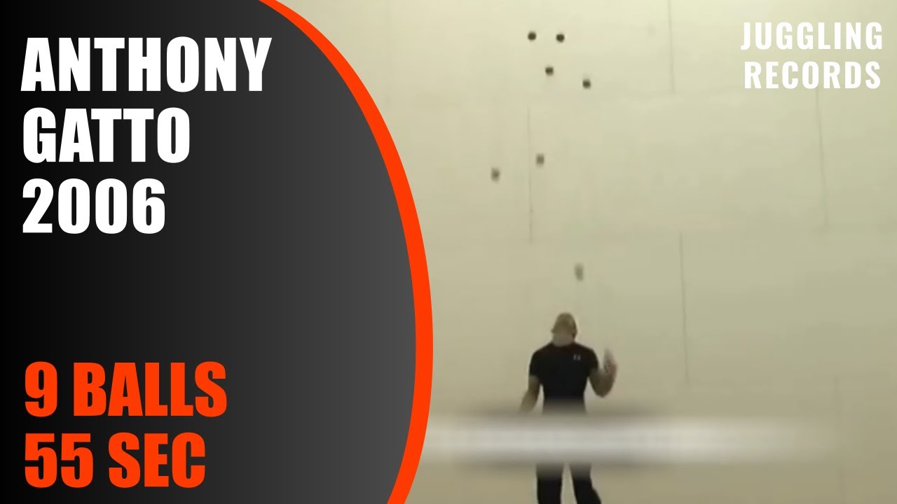 Anthony Gatto - 9 Balls - Juggling World Record - YouTube