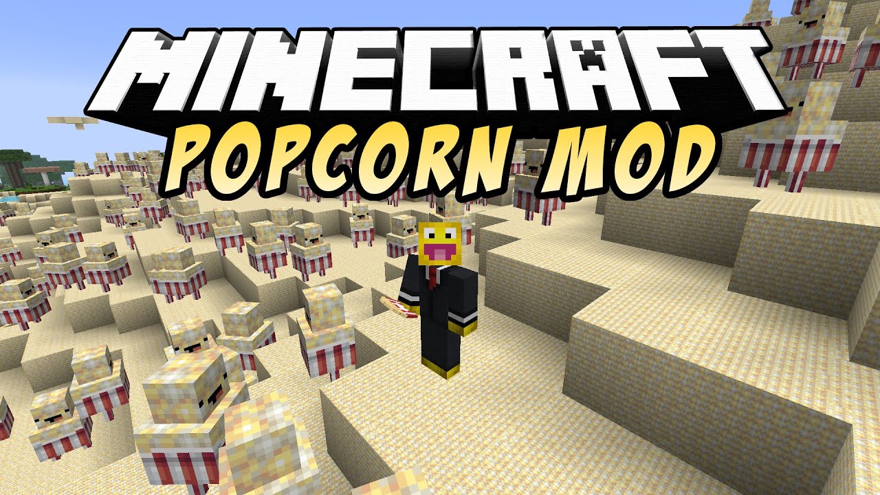 POPCORN MOD: Palomitas De Maíz - Minecraft Mod 1.7.10 - YouTube