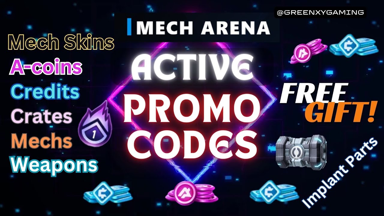 Active Mech Arena Promo Codes - March 2025 (not new codes) - YouTube
