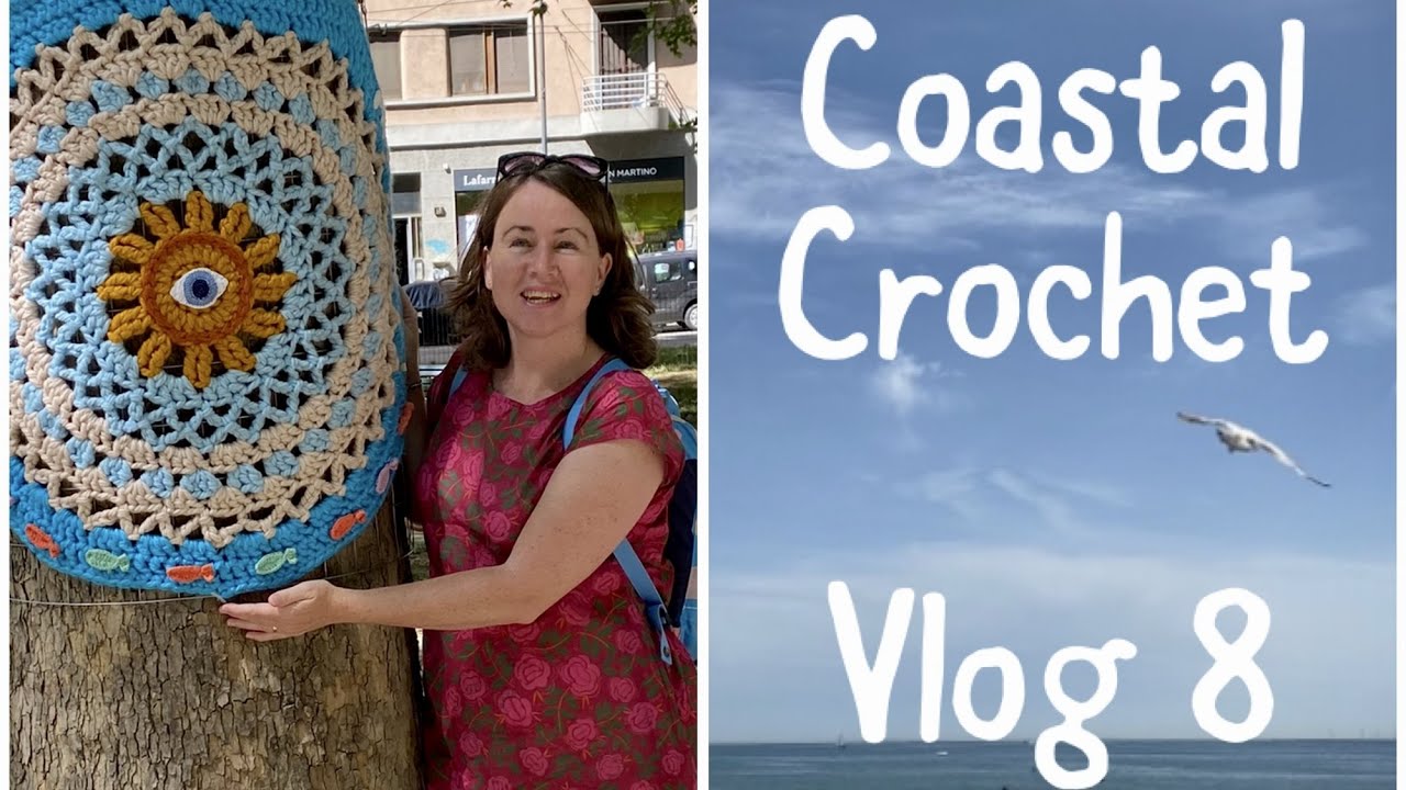 Coastal Crochet Vlog 8... introducing Week 4 of the Postcards with Love ...