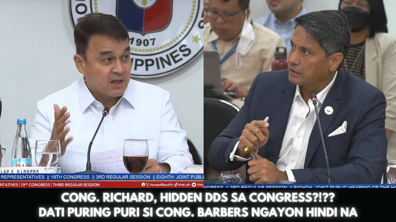 CONG. RICHARD, HIDDEN DDS SA CONGRESS?!?? DATI PURING PURI SI CONG ...