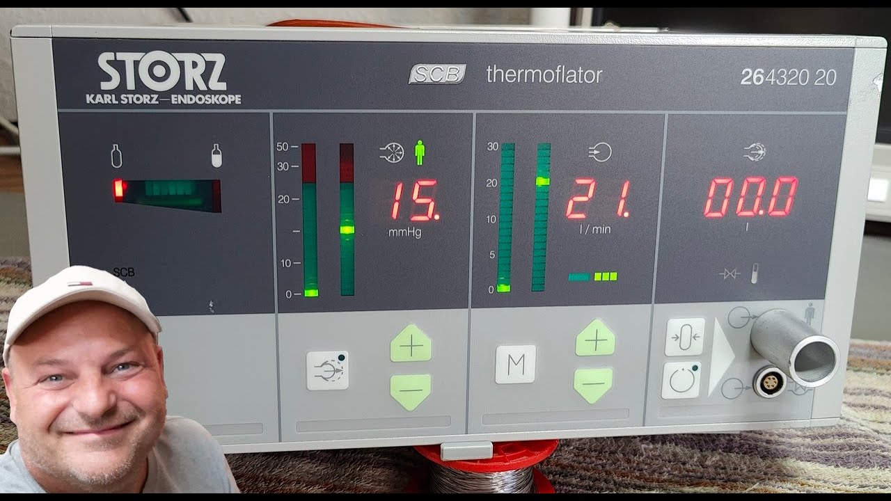 Karl Storz SCB thermoflator 26432020 Medical 2006 teardown - YouTube