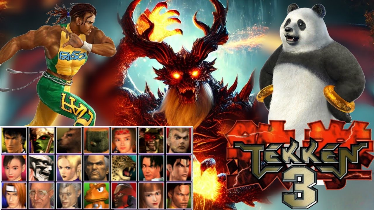 Tekken 3 ( PANDA + EDDY ) but OGRE Style ( Team Battle Mode ) HD Gameplay 2025 TN6 Gamer - YouTube