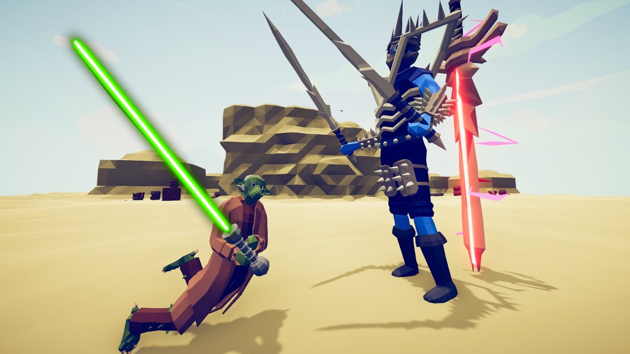 YODA (STAR WARS) VS UNITS 1V1 IN TABS | Totally Accurate Battle ...