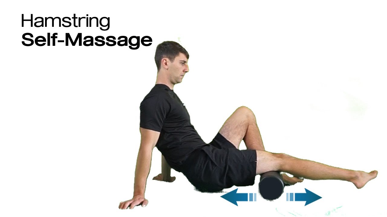 Hamstring Foam Roll Self-massage - YouTube