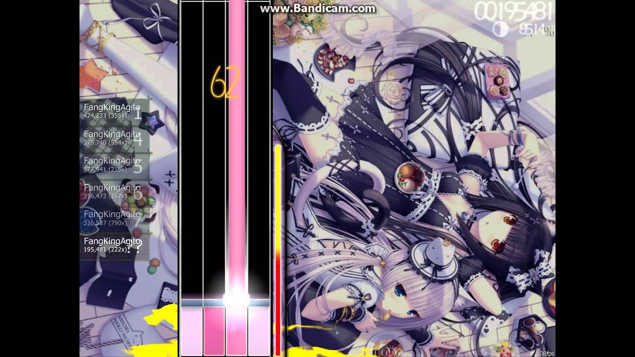 osu!mania 4 key - YouTube