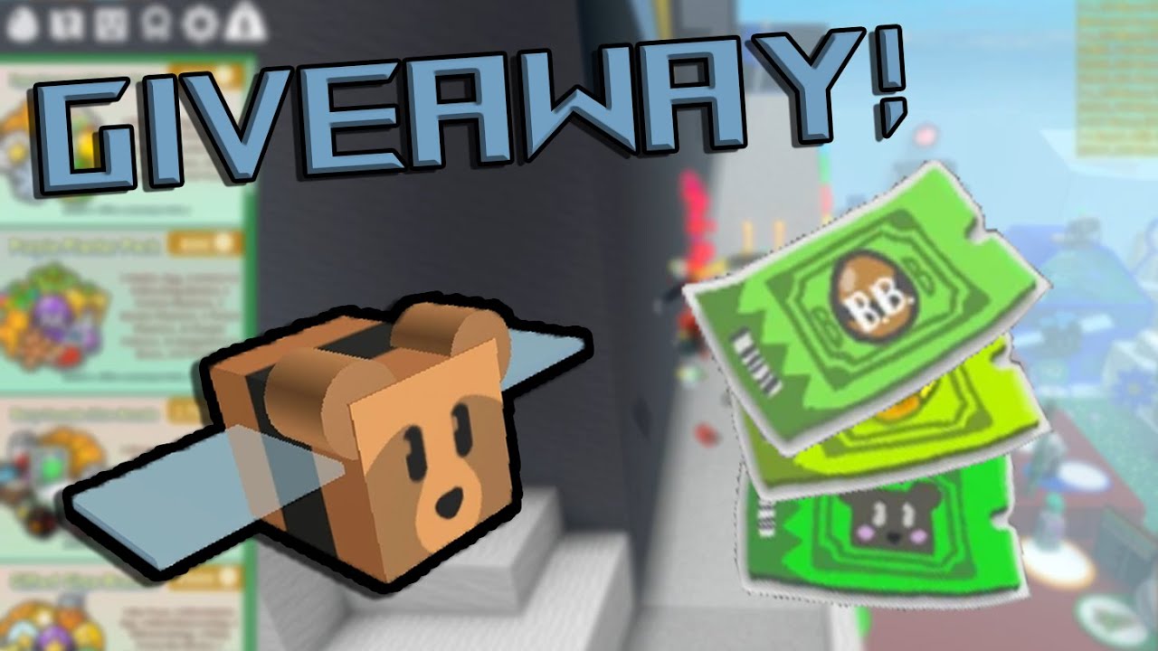 BEE BEAR VOUCHER GIVEAWAY!! *OLD* | Roblox Bee Swarm Simulator - YouTube
