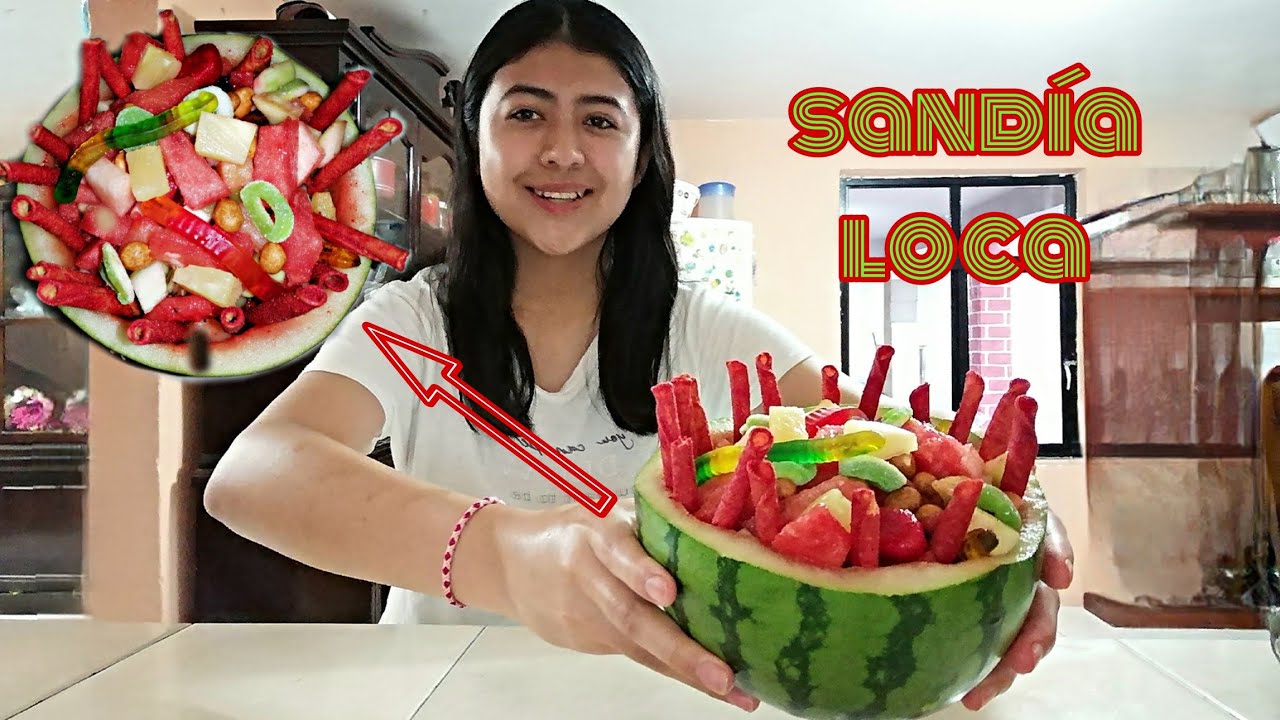 PREPARANDO UNA SANDÍA LOCA 🤤 - YouTube