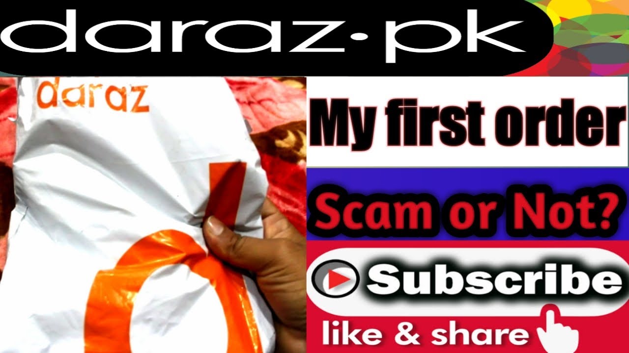 My first order from daraz.pk - YouTube