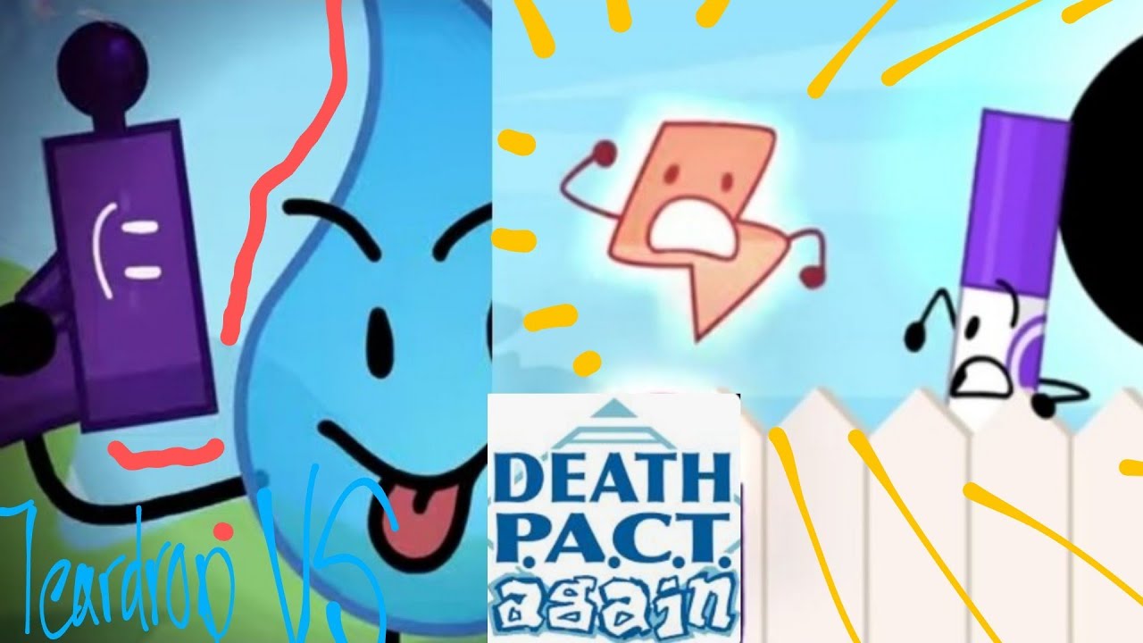 Teardrop VS Death Pact Again (TPOT 2) #bfdi #TPOT - YouTube
