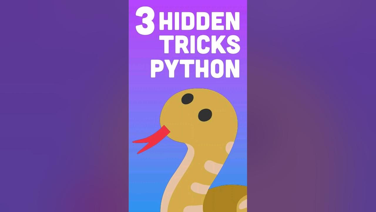 Look At These 3 Hidden Python Tricks Python Tricks Hidden Coding Programming Tips