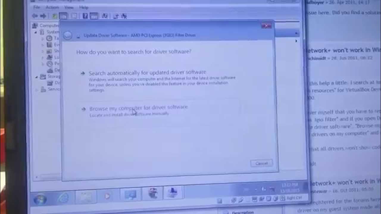 Solved: VM has no network after virtualizing from physical Windows 7, 8 or 10 in Virtualbox ...