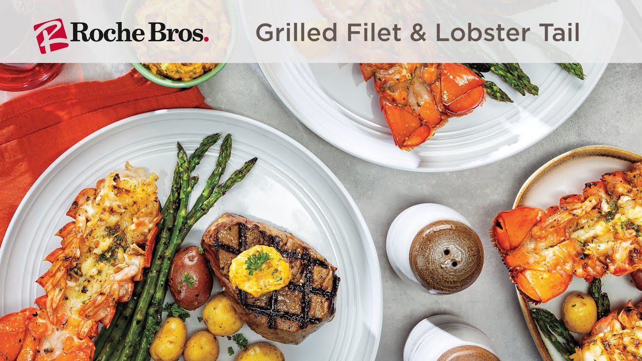 Grilled Filet & Lobster Tail - YouTube